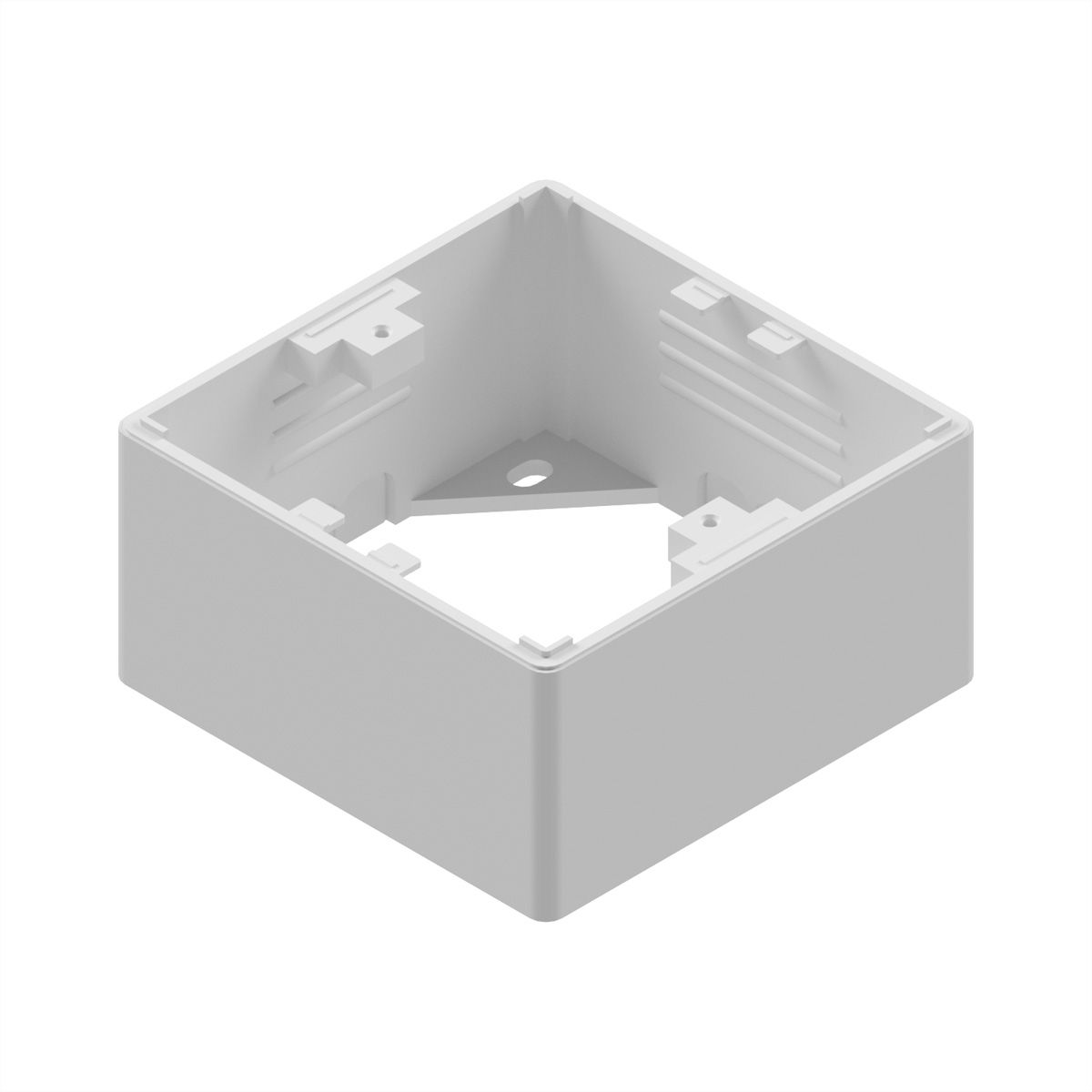 EasyLan preLink / fixLink Datendose weiß, 80x80x42 mm RAL 9010 - COOL AG
